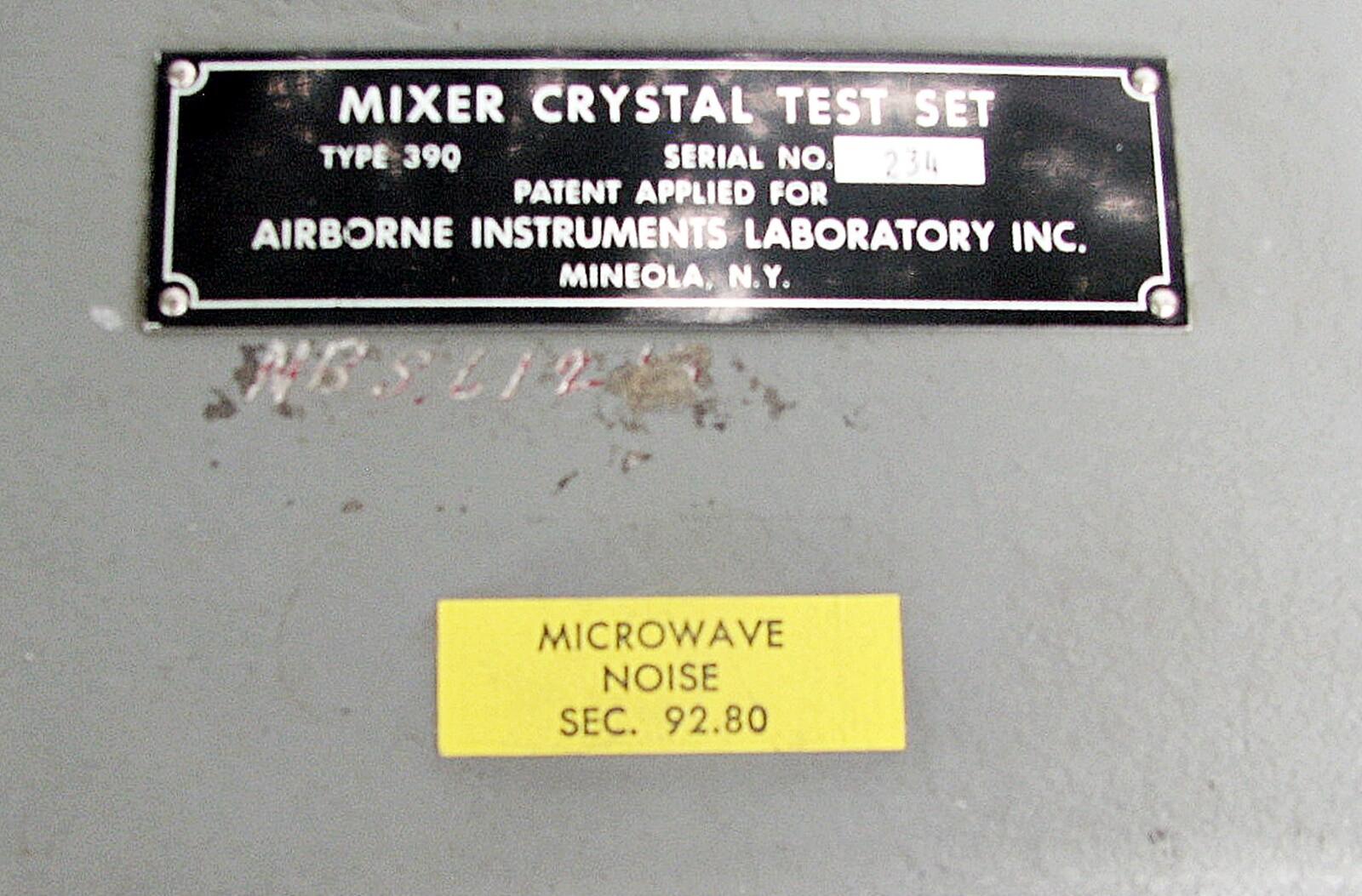 Vintage Airborne Instruments Type 390 Lab Microwave Crystal Test Set ...