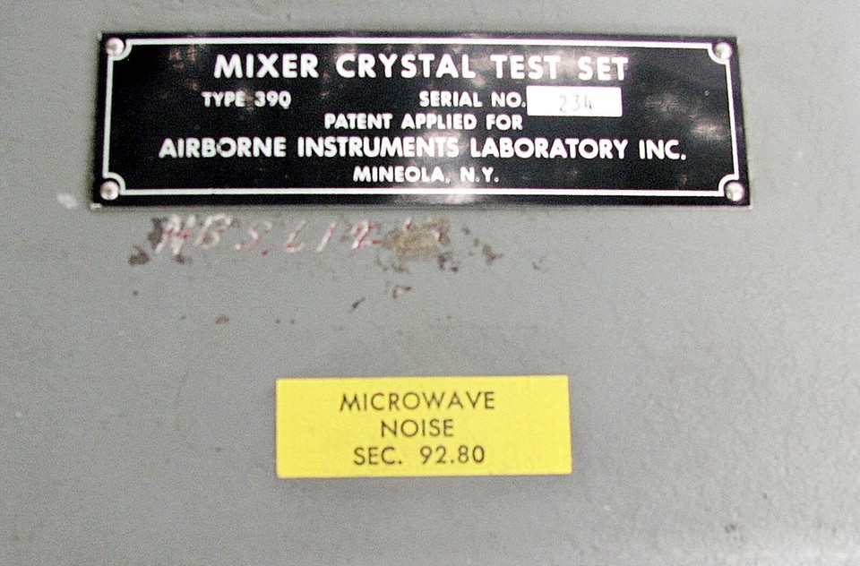 Vintage Airborne Instruments Type 390 Lab Microwave Crystal Test Set ...