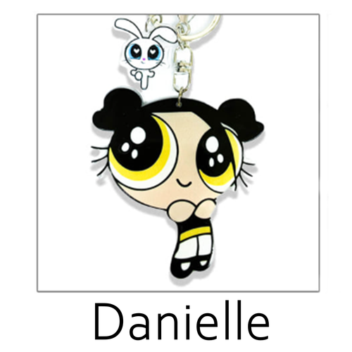 NewJeans Powerpuff Girls Danielle Keychain Keyring Acryl Plush Hot New ...