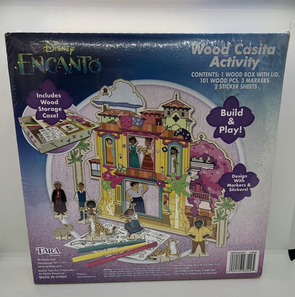 Disney Encanto Wood Casita Activity Set - New In Box Over 100 Pieces | eBay