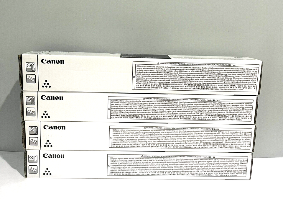 Canon GPR-61 High Yield Complete Toner Cartridge Set KCMY For C5840i ...