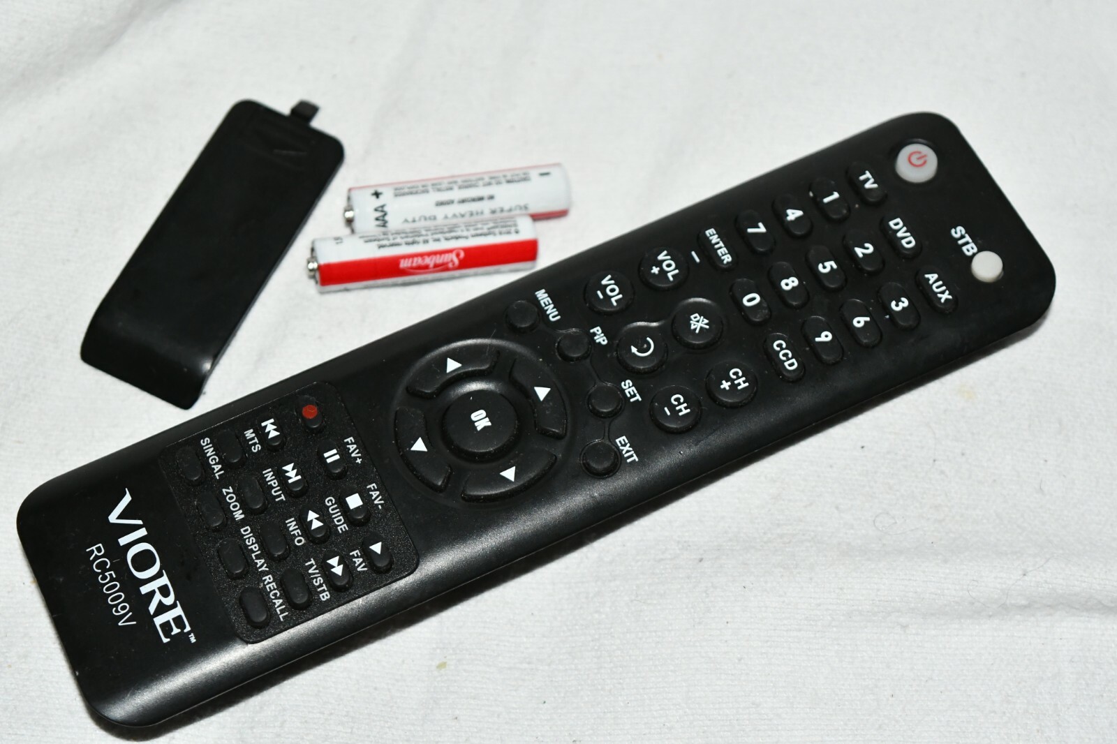 Viore rc5009v atb150v tv hdtv OEM Remote Tested W Batteries | eBay