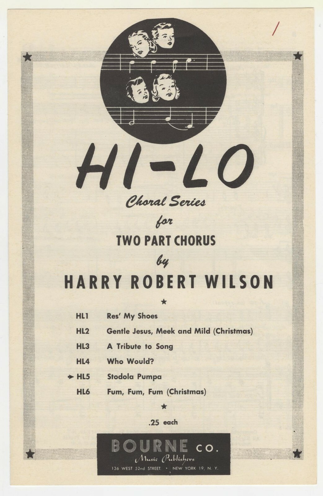 Bourne Co (HL5) Choral Music: Stodola Pumpa (Barn Pump) - 2 Part Hi-Lo ...