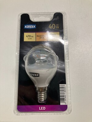 Xavax LED 5,5W (= 40W) 470lm warm white 2700K E14 (112525) | eBay.de