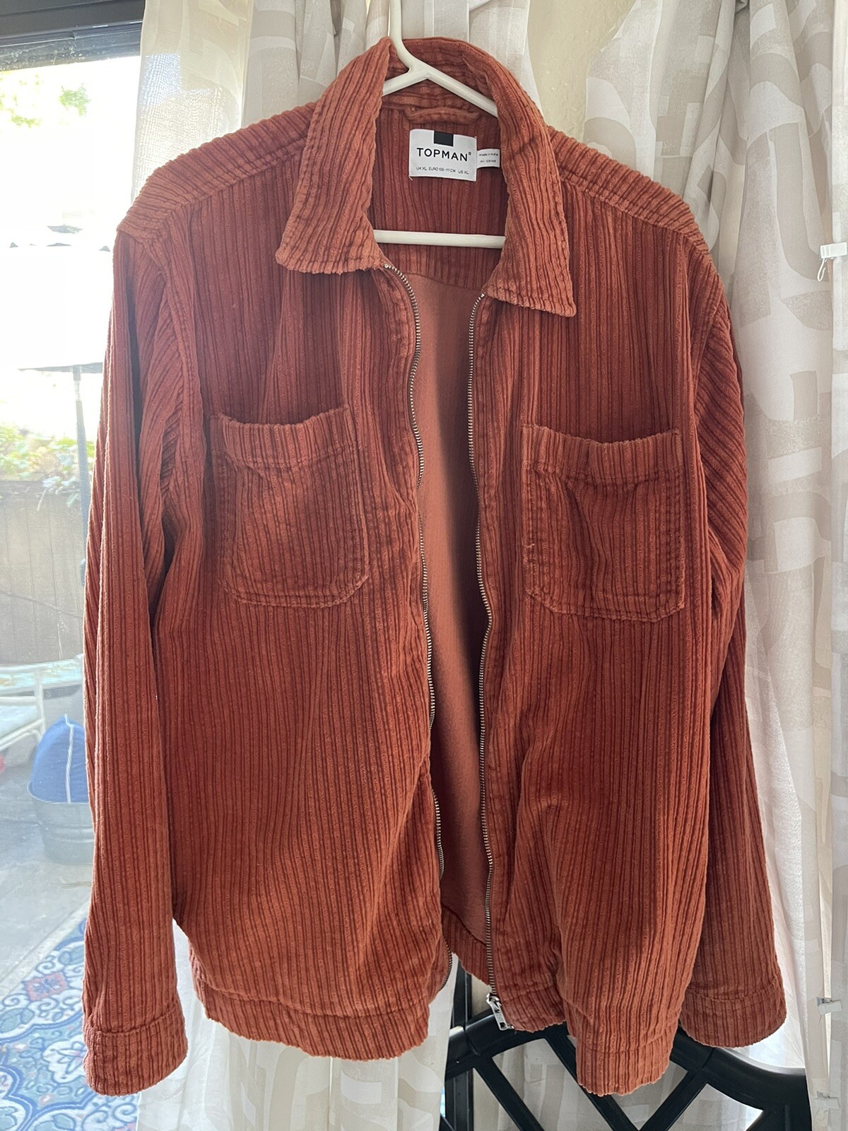 TOPMAN corduroy jacket mens Size XL | eBay