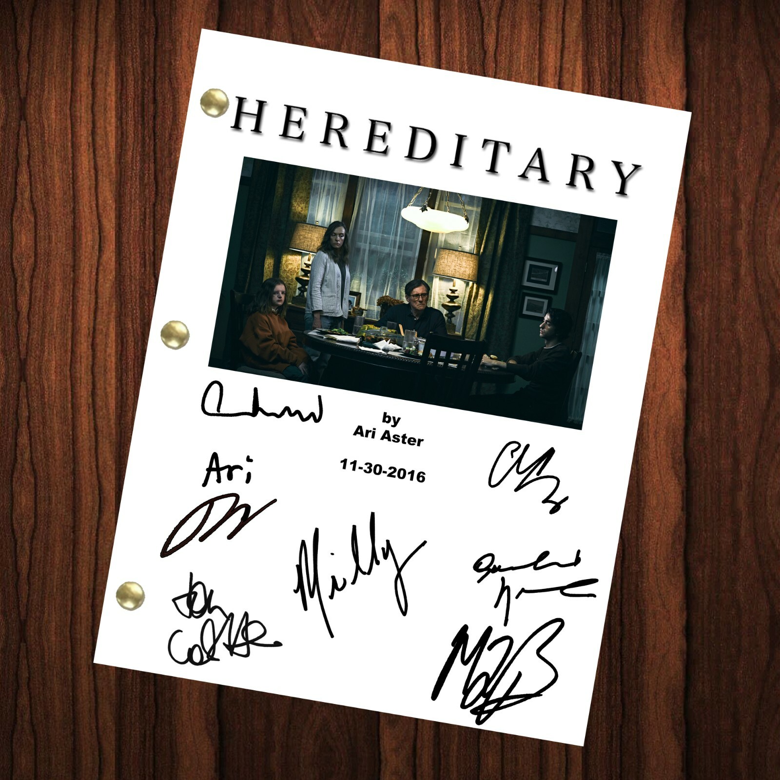 Hereditary Movie Signed Autographed Script Full Screenplay Full Script ...