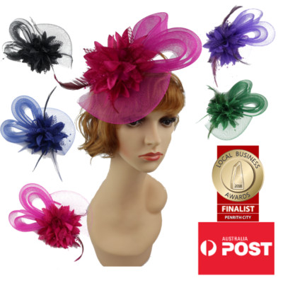 Women's Fashion Fascinators Spring Races Melbourne Cup Mesh and ...