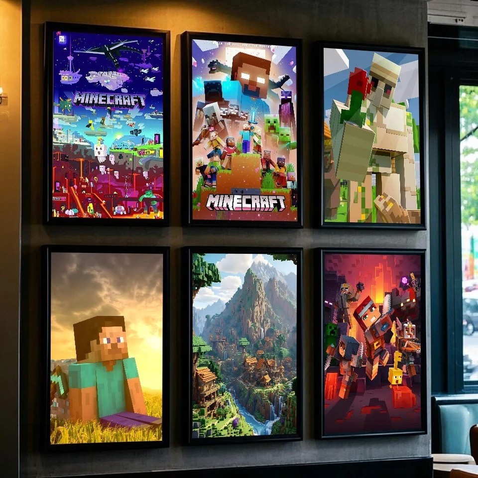 Minecraft Game Guide Poster Druck | HD-Wandkunst | Minecraft Bild | eBay