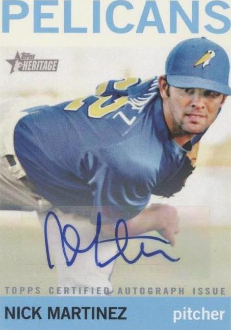 2013 Topps Heritage Minor League Edition - Real One Autographs Nick ...
