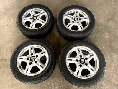 1997-2004 PORSCHE BOXSTER 986 RIMS WHEELS WITH TIRES WHEEL SET OEM ...