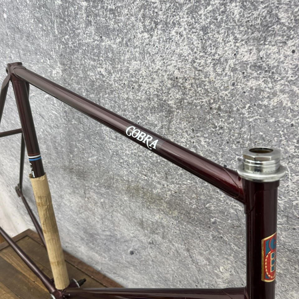 Vintage Chimo Cobra Road Bike Frame Set 63 cm New NOS Tall 27 126 Steel ...
