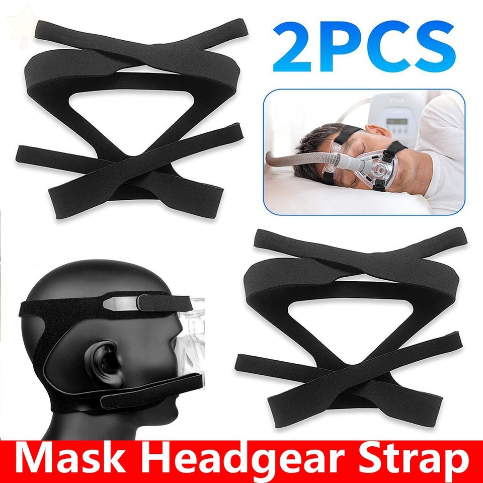 2PCS Universal CPAP Mask Headgear Strap for ResMed Mirage Philips ...