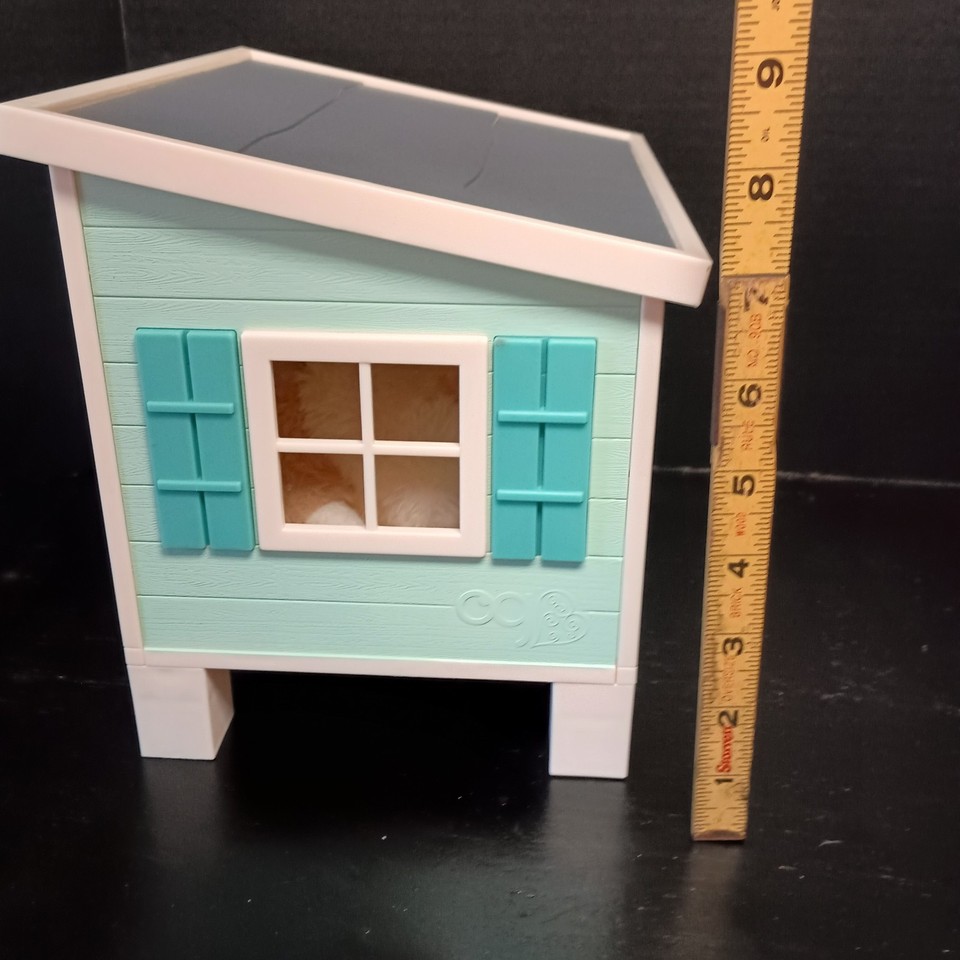 Lot Of 2 Plush Brown White Bunny Rabbits & Hutch For 18" Dolls Our ...