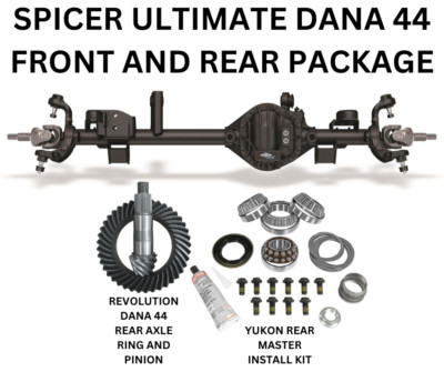 Dana Spicer Dana 44 Ultimate JK 07-18 Front Axle Assembly 5.13 Ratio ...