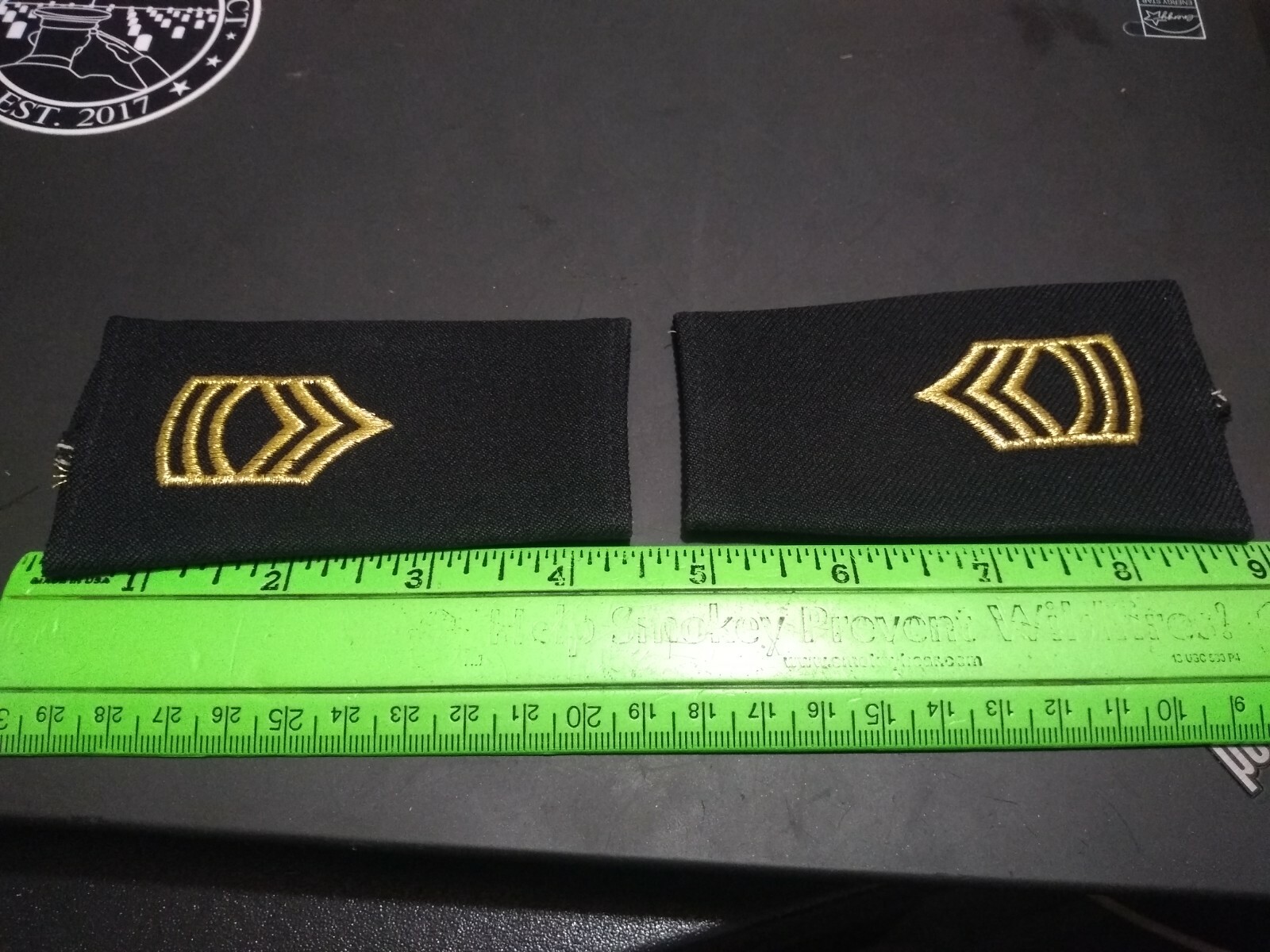 US Army 4 inch MSGT Master Sergeant Soft shoulder Boards (21-452) | eBay