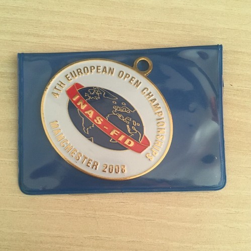 Médaille 2008 - 4ème Championnats D’europe Athletisme Manchester INAS ...