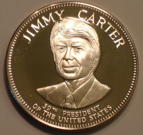 President JIMMY CARTER 1 oz .925 SILVER Medal Gem Proof | eBay
