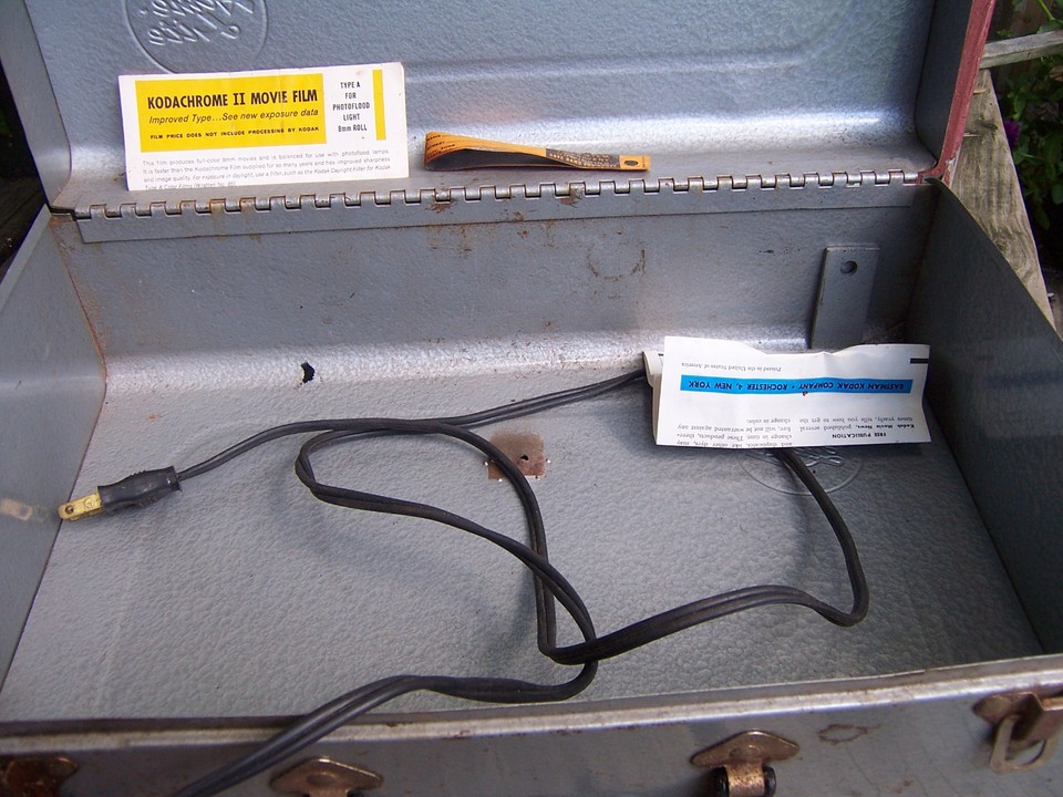 vintage ACME-LITE bar lights w/box & POLAVISION LAND movie CAMERA Twi ...