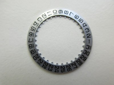 Unitas 13"' cal. 6425 Silver DATE disk pos. at 3 Swiss watch movement ...