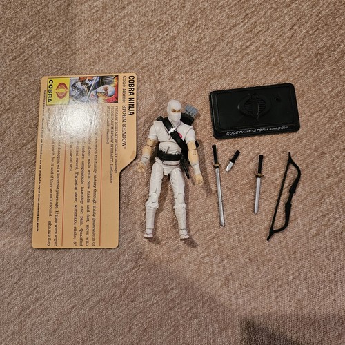 GI Joe Cobra Storm Shadow V21 2007 From Battle pack Boxed Set Complete ...