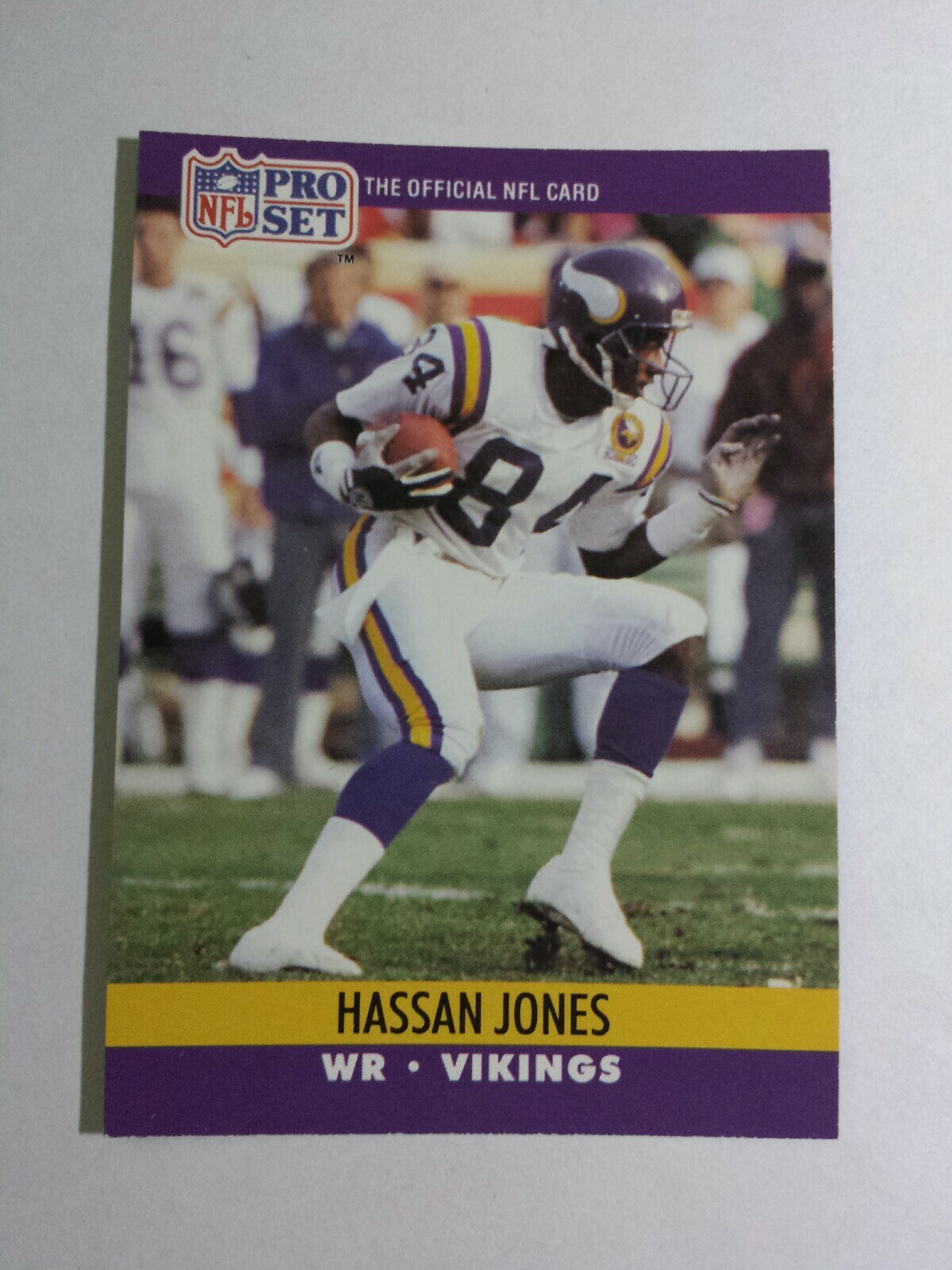 HASSAN JONES 1990 PRO SET FOOTBALL CARD # 570 C7557 | eBay
