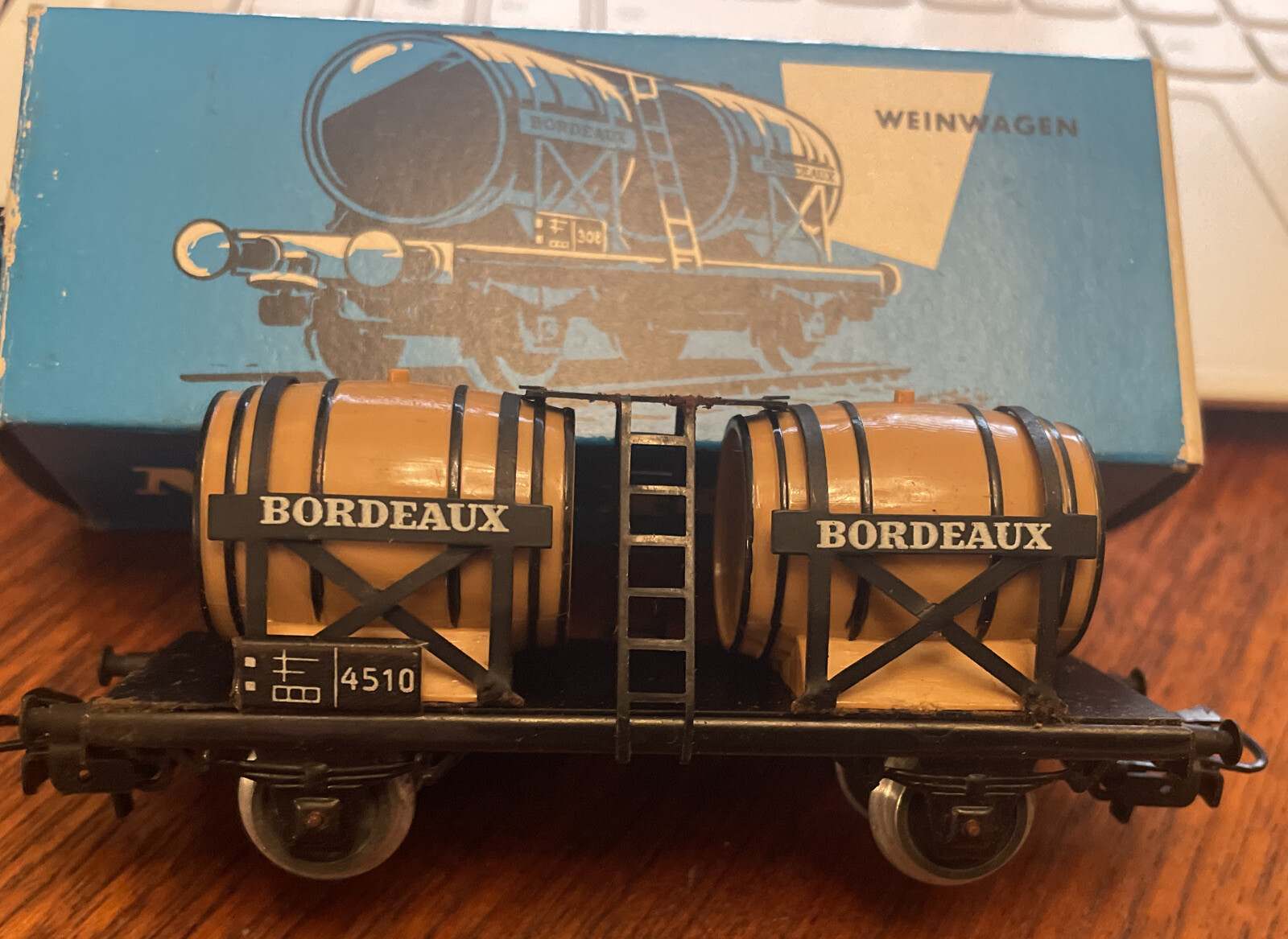 Vintage Marklin 4510 Bordeaux Wine Wagon ~ Box Car HO Scale With ...