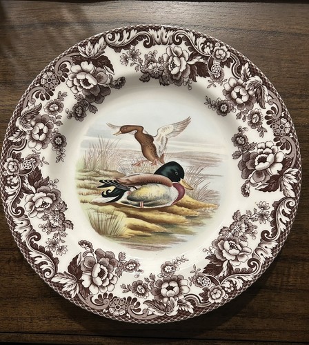 Spode Woodland Mallard Duck, England: Dinner Plate (s), 10 1/2", NEW | eBay