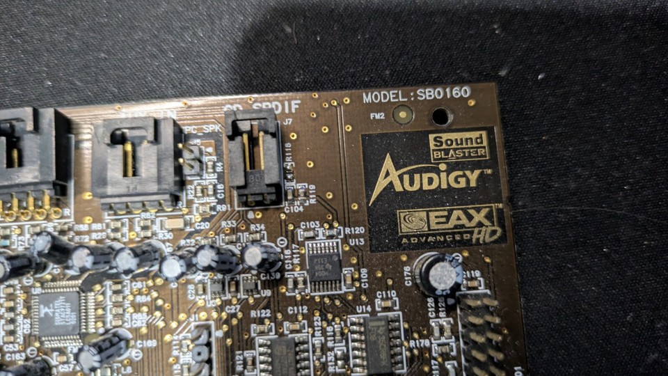 PCI Creative Soundblaster Audigy EAX Advanced HD' Model: SB0160 | eBay