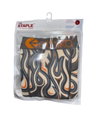 ETHIKA BOXER BRIEF L, LARGE, 33"-35" THE STAPLE FIT Galaxy Multi Color ...