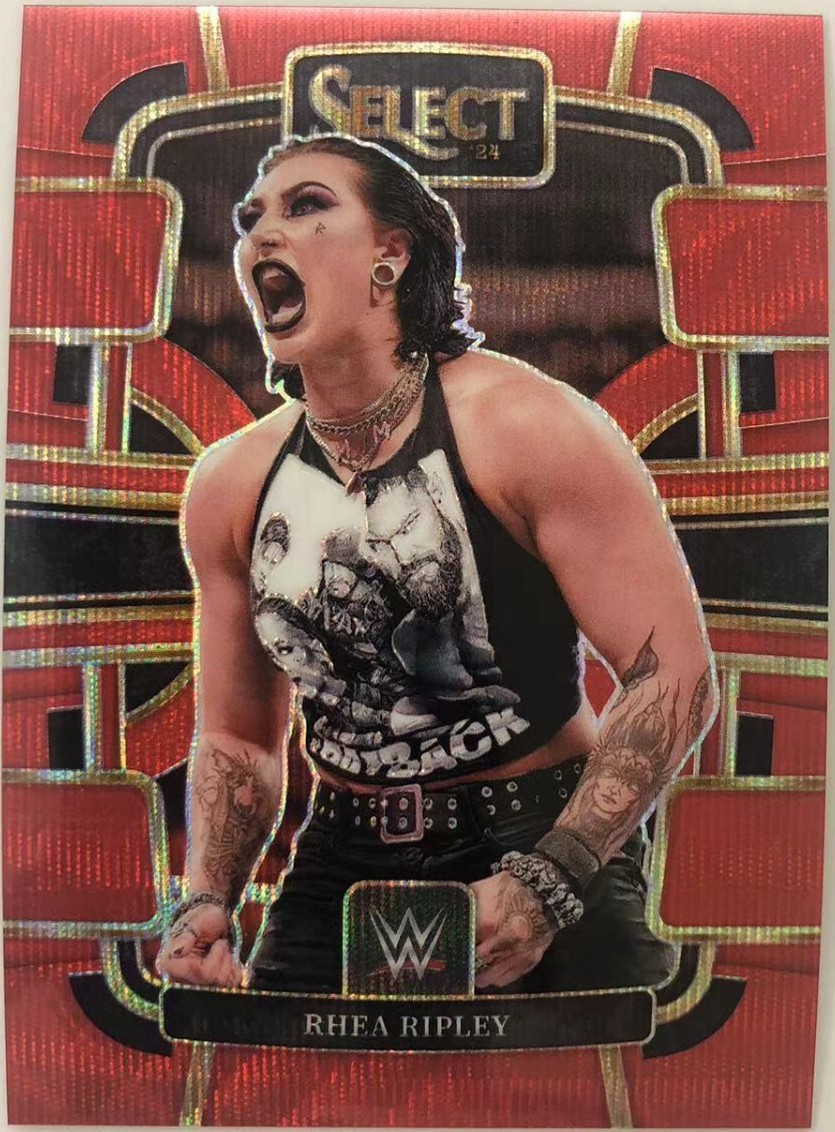 2024 Panini Select WWE - Concourse Rhea Ripley #32 Red Wave Prizm /99 ...