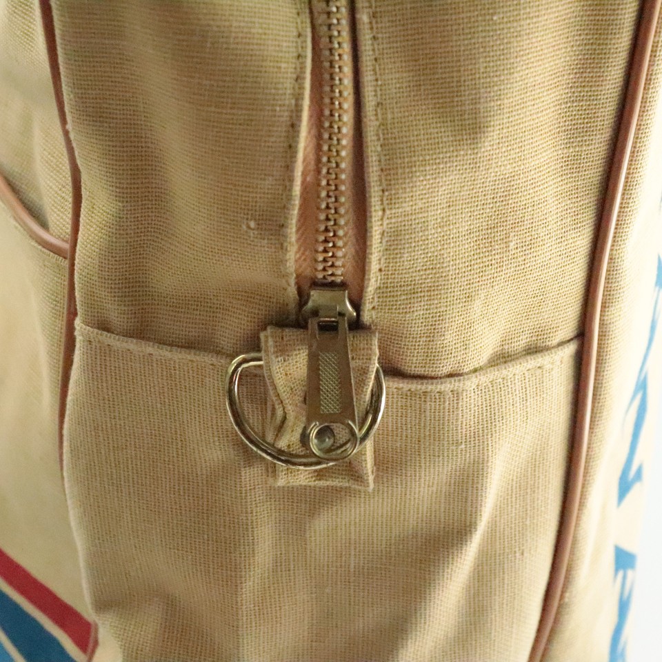 Vintage Canvas PAN AM Airline Travel Bag Tote Sunset Logo NO Shoulder Strap | eBay