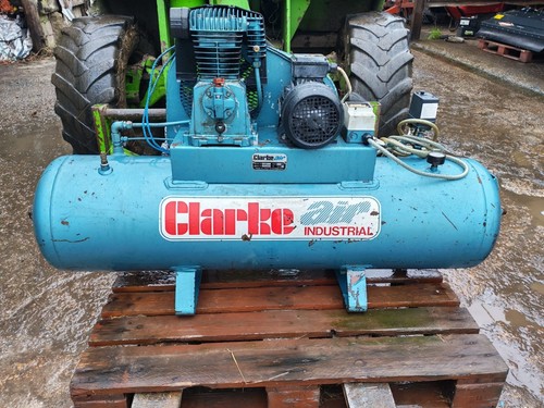 Clarke SE15A150 Industrial Air Compressor 14CFM 150L 3HP 3-Phase | eBay UK