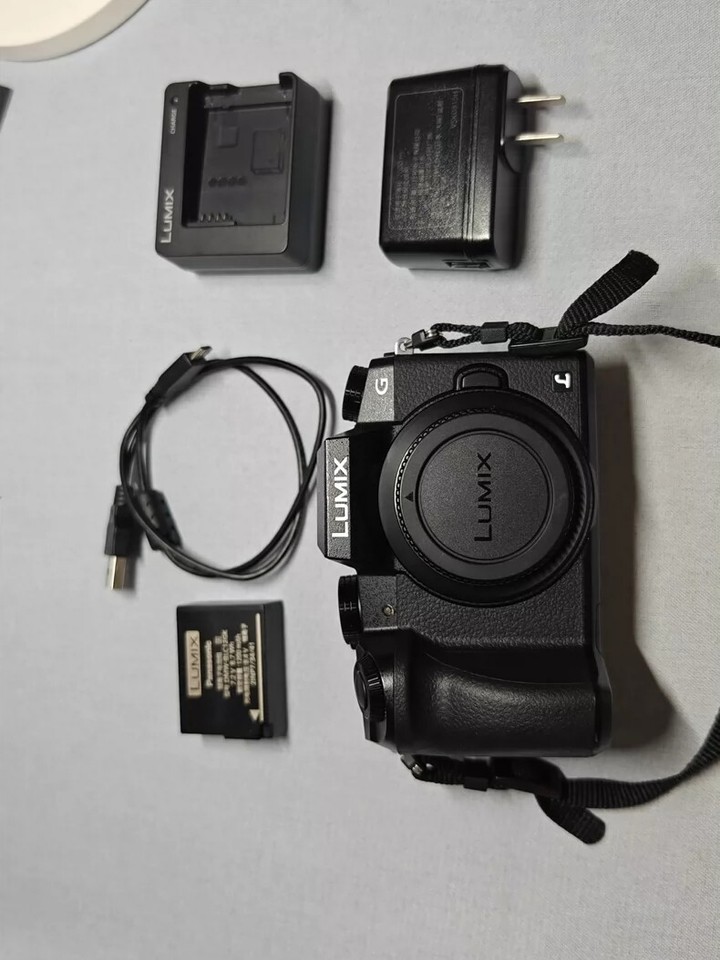 Panasonic DMC-G7 Mirrorless SLR Camera Lumix G7 Body 16-megapixel Black ...