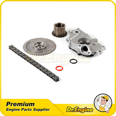 Timing Chain Kit Oil Pump Fit 97-06 Cadillac Chevrolet GMC 4.8L 5.3L 6 ...