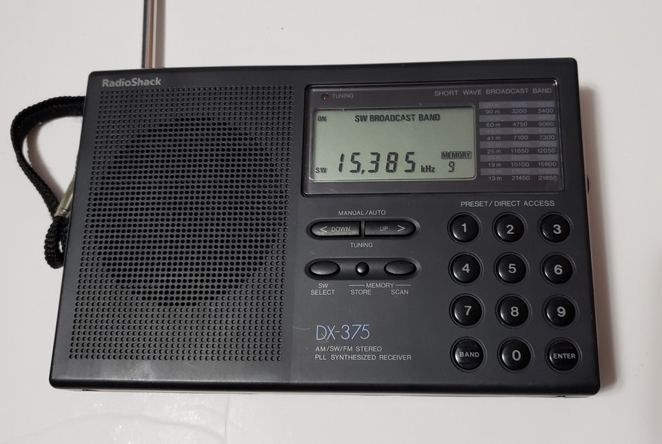 Radio Shack DX-375 AM/SW/FM Stereo PLL Synthesized Receiver W ...