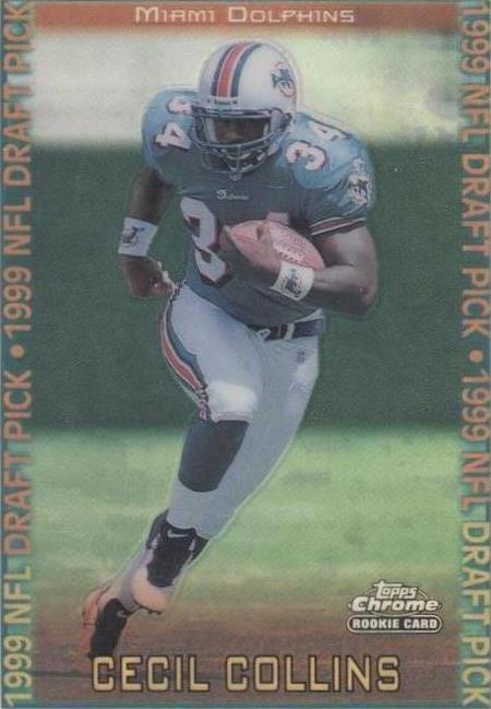 1999 Topps Chrome - 1999 NFL Draft Pick Cecil Collins #146 Refractor ...