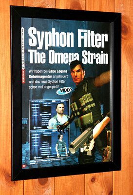 Syphon Filter The Omega Strain PS2 Old Promo Mini Poster / Ad Page ...