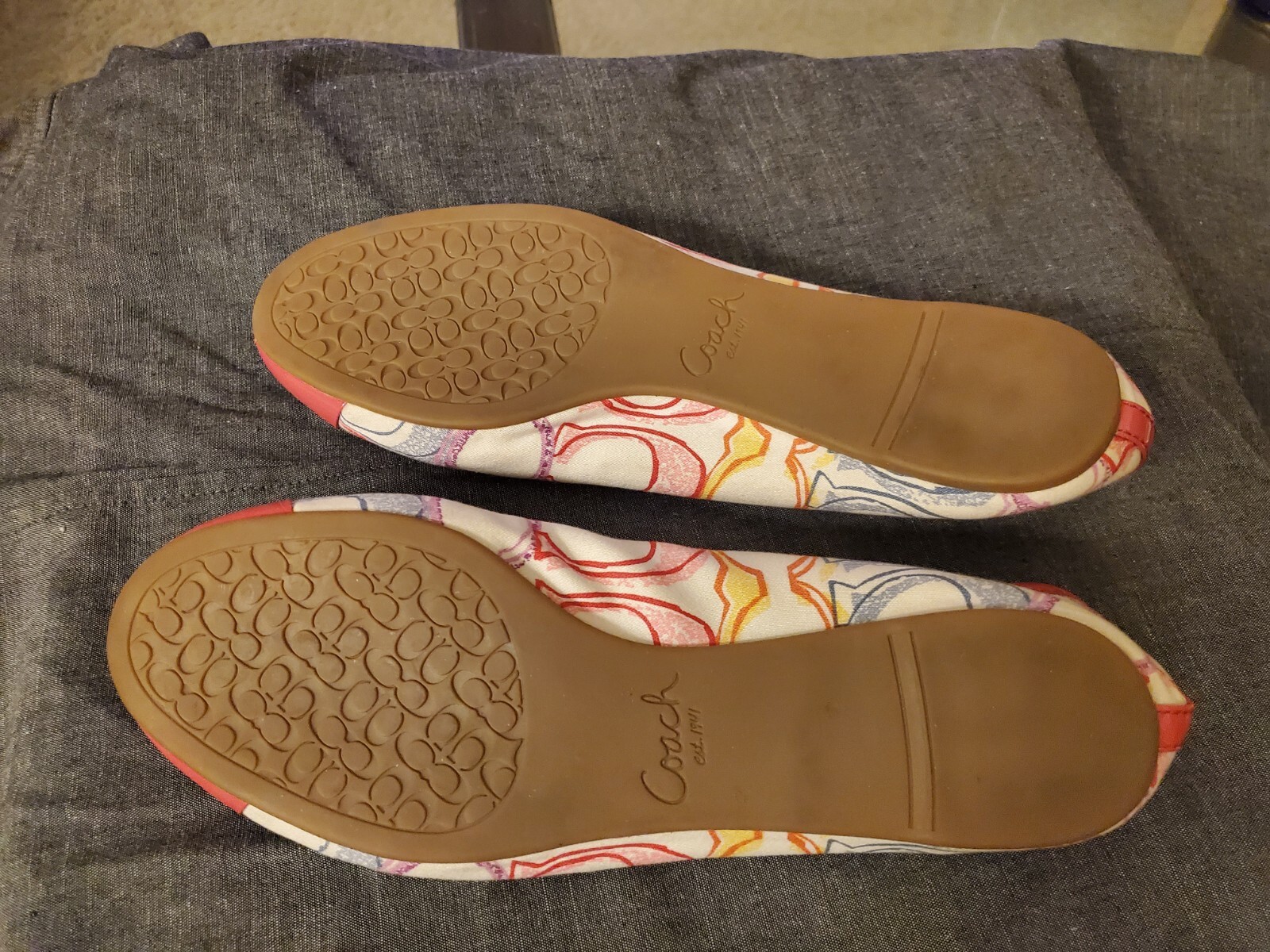 Coach Y2K Monogram Rainbow Logo Pink Patent Leather C… - Gem