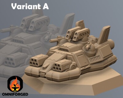 Svantovit Hover Vehicle Mini Tank Mech Miniature Compatible with ...