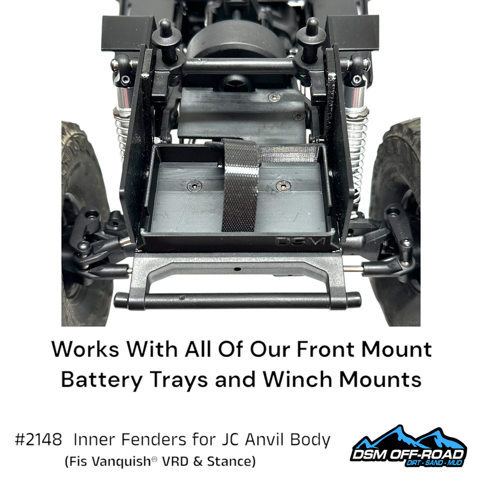 Inner Fenders for JConcepts® Anvil Body (fits Vanquish® VRD & Stance ...