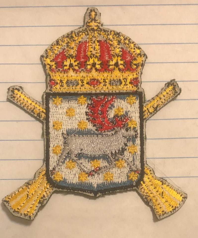 SWEDEN MILITARY ARMY NORRBOTTEN REGIMENT I19 PATCH NORRBOTTENS ...