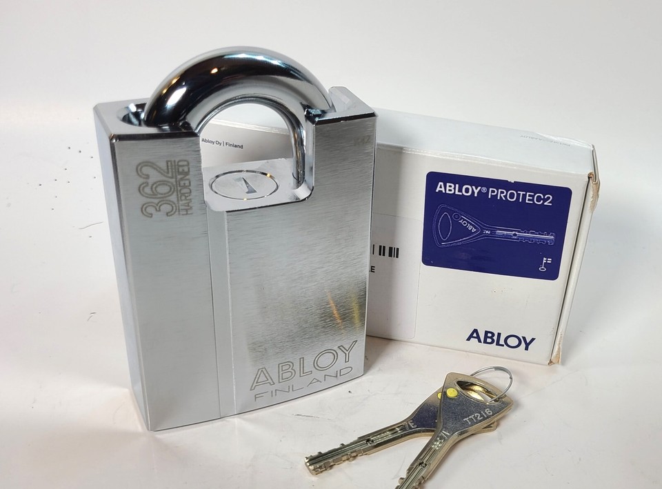 Abloy 362 PL362T PROTEC2 High Security Padlock Lock Motorcycle Chains ...