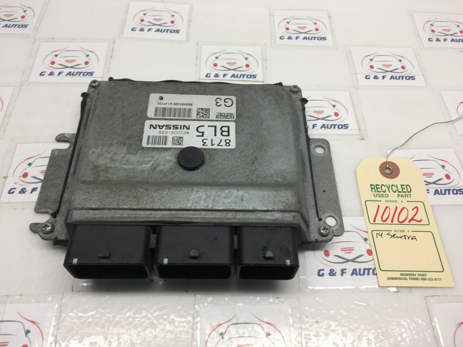 2014 Nissan Sentra Engine Control Unit ECU ECM OEM BEM404-300 OEM ...