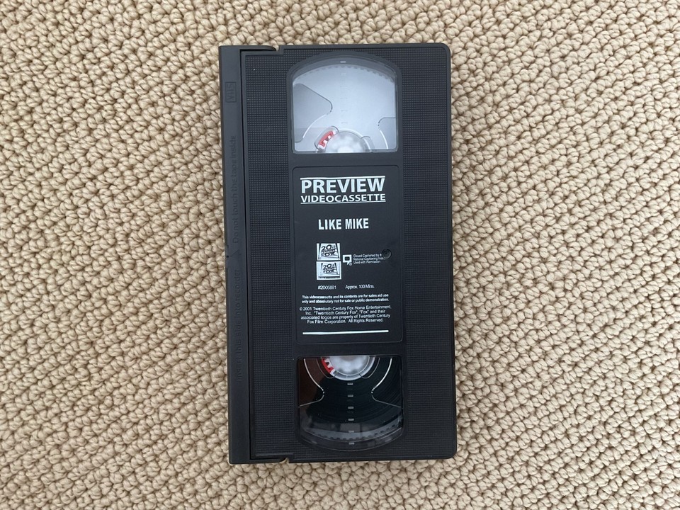 Lil Bow Wow: Like Mike 2002 Screener VHS, Rare, HTF, Preview VHS ...