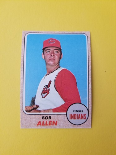 1968 Topps #176 Bob Allen Cleveland Indians NRMNT | eBay