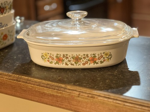 corning ware Vintage Floral RARE Design | eBay