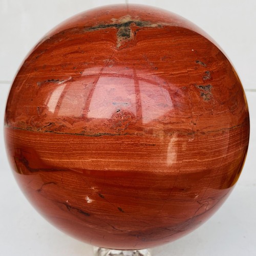 Natural Red jasper ball quartz crystal Sphere Reiki energy healing ...