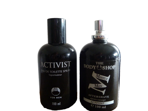 The Body Shop Activist Eau De Toilette 100ml & Aftershave Activist ...