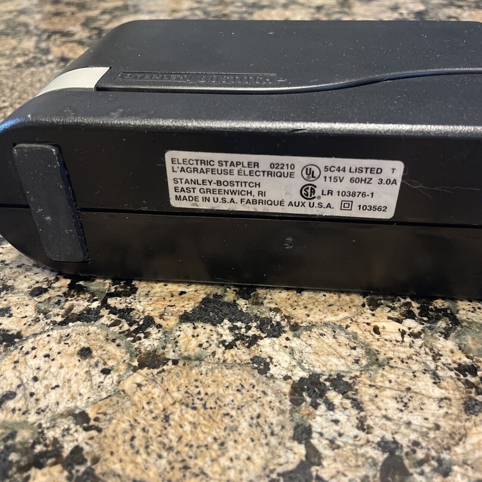 Stanley Bostitch USA Electric Desktop Stapler AntiJam Model 02210 ...