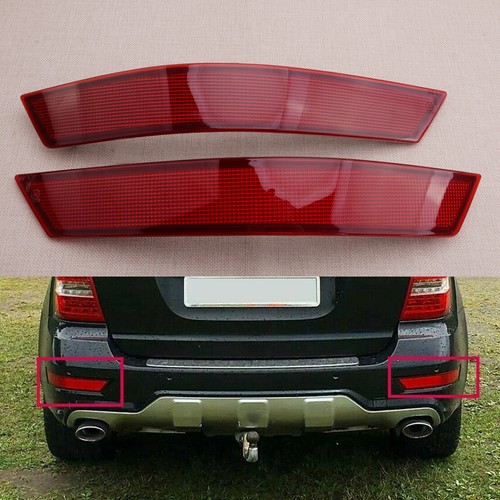 2pcs Rear Bumper Reflector Light fit for Mercedes Benz ML-Class ML320 ...